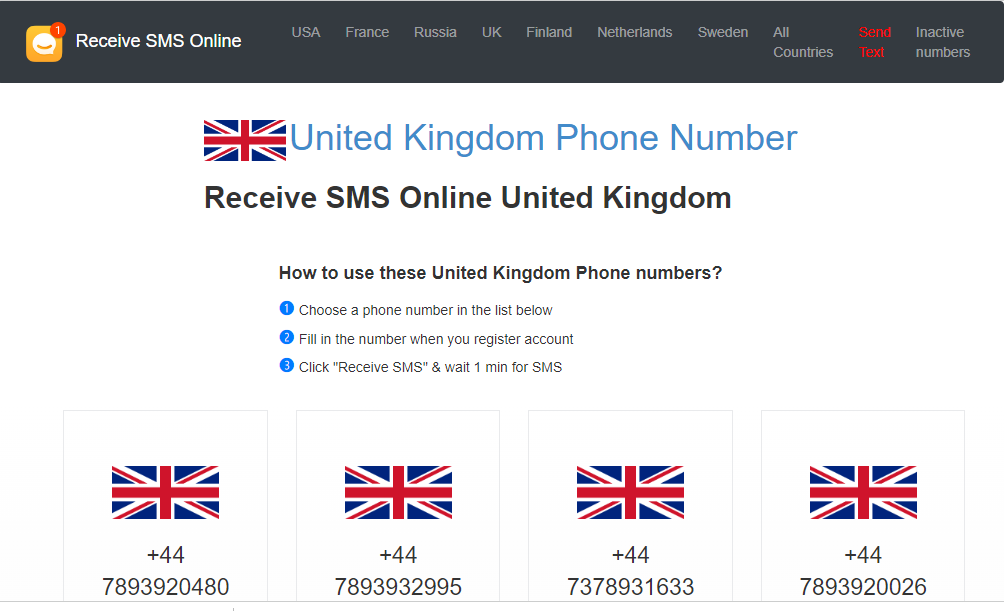 رقم هاتف بريطاني وهمي لاستقبال الرسائل uk number +44 | جولوريا